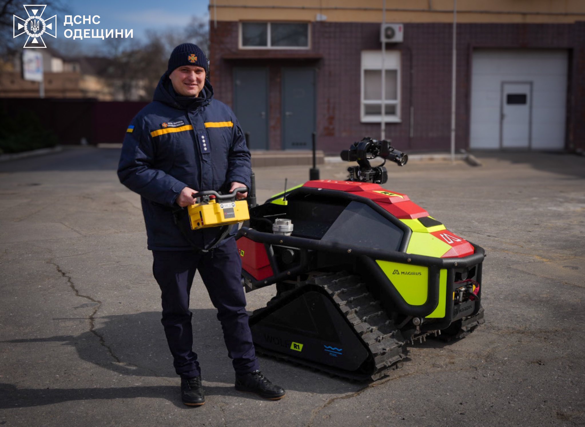 Magirus Wolf R1: рятувальники Одещини отримали сучасного робота (фото ...